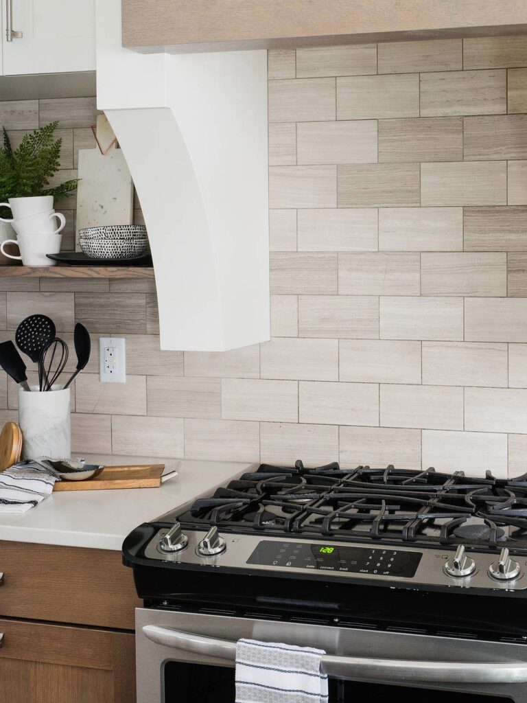 Subway Warm Gray Marble Kitchen Backsplash Tile | Backsplash.com
