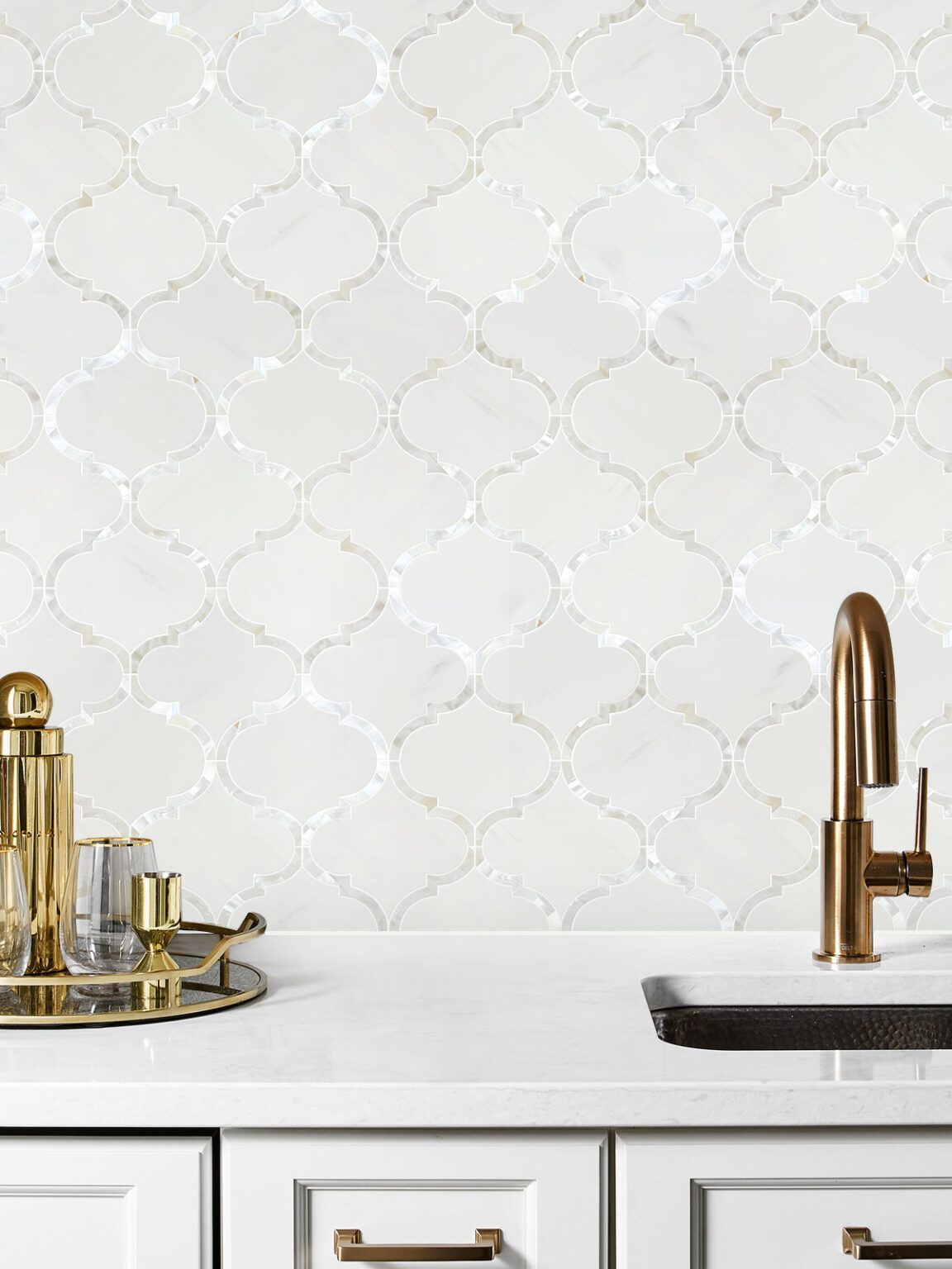 Shell Backsplash Tile - (Luxury Look!) Natural Shell Tile | Backsplash.com