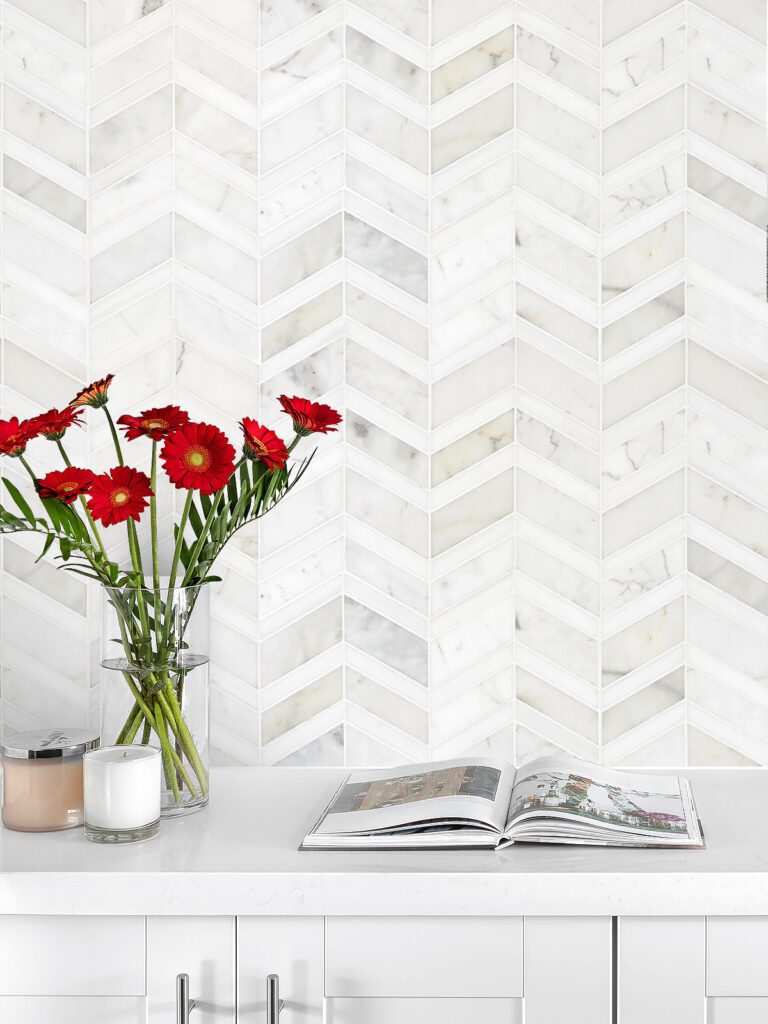 Chevron Backsplash Ideas Diagonal Patterns for Different Styles ...