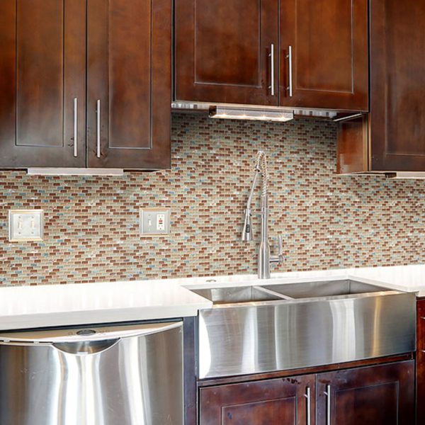 BA1161 – Glass, Slate & Shell - Backsplash.com | Kitchen Backsplash ...