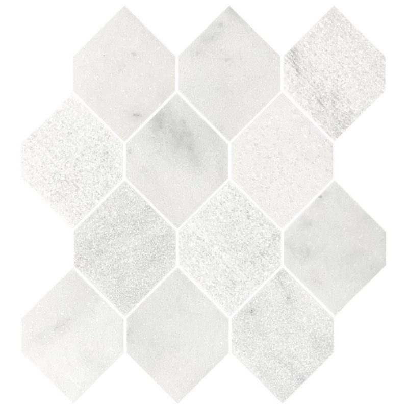 White Geometric Marble Backsplash Tile ( Modern Look! ) Marble Tile