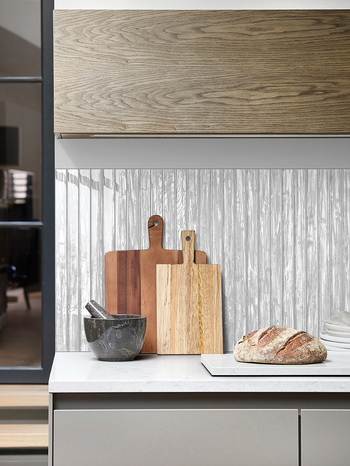 Shell Glass Elegant Backsplash Tile