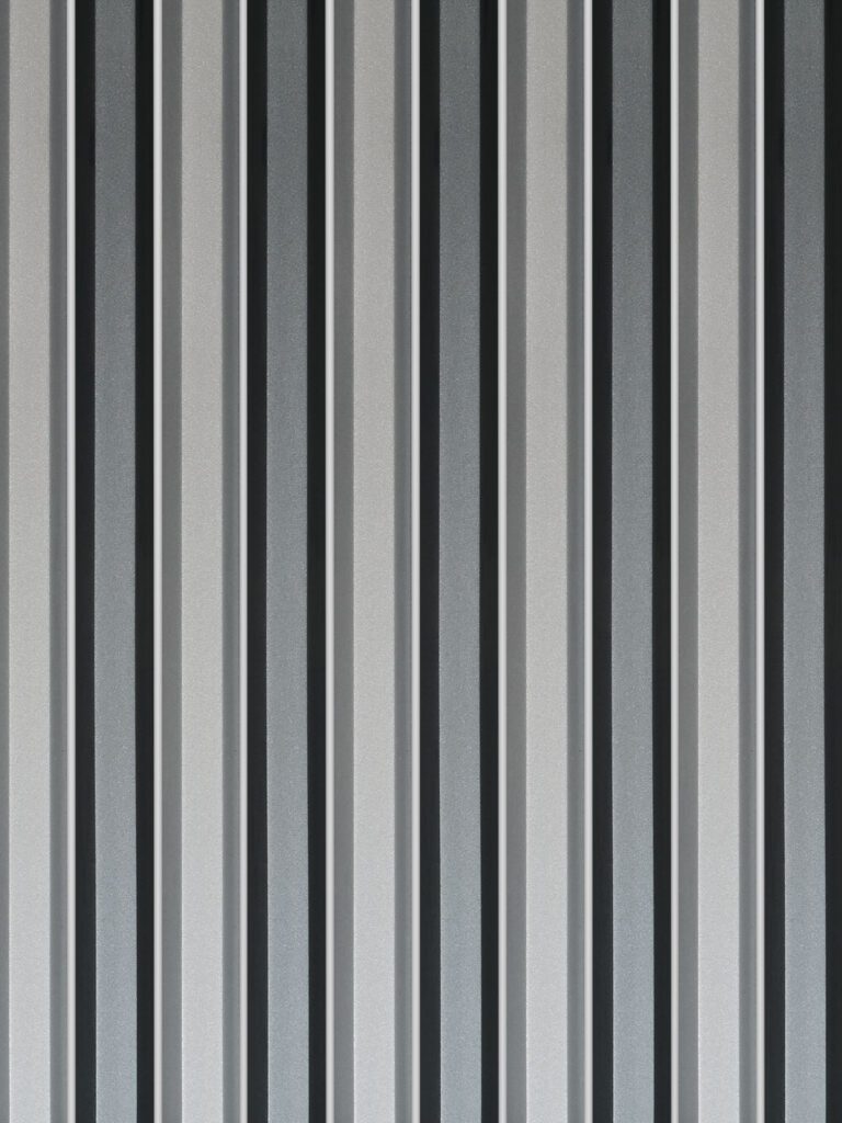 Modern Gray and Black Beveled Metallic Glass Backsplash Tile