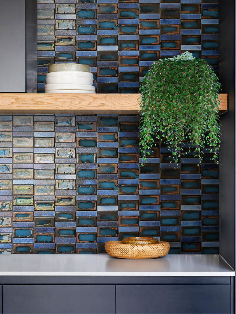 Unique Blue Rustic Glass Backsplash Tile Backsplash.com