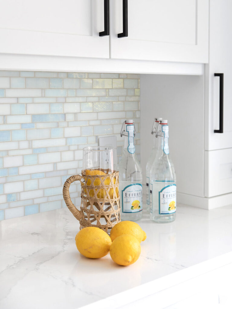 Pearl Glass Subway Hand Cut Artisan Mosaic Tile - BA7016