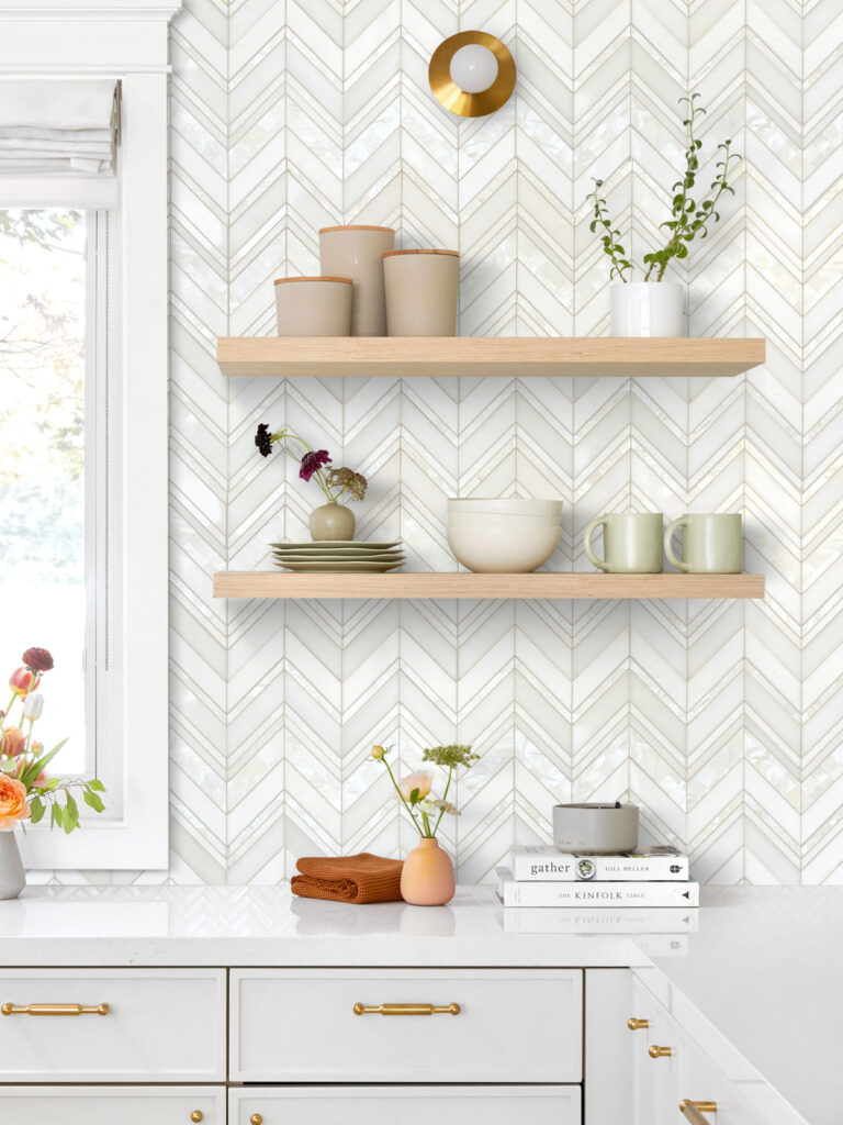 14+ Chevron Tile Backsplash Ideas (TIMELESS) - Chevron Pattern